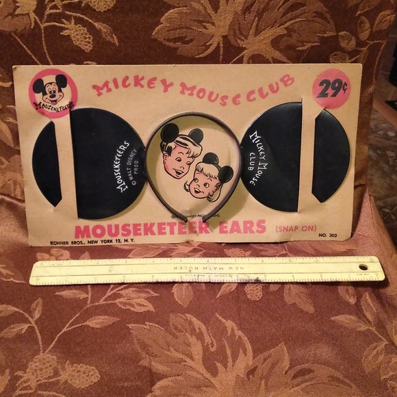 Disney | Accessories | Vintage Mickey Mouse Mouseketeer Ears | Poshmark